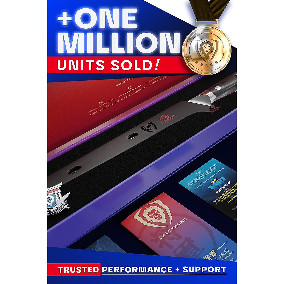 DALSTRONG Boning Knife - 8 inch - Shogun Series ELITE - Damascus AUS-10V Japanese Super Steel - Fillet Knife Gift - Meat Cutting, Carving, Bone, Trimming, Deboning - Black G10 Handle - Sheath Included