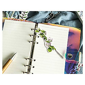 Colorful Flower Bookmarks, 30 PCS (Unknown Flower)