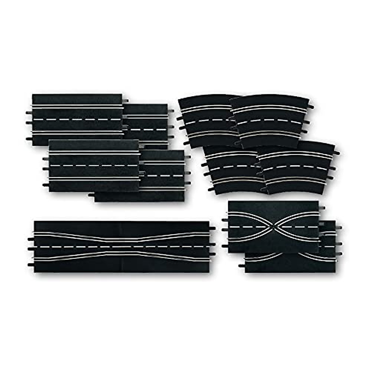 Carrera 1:24 Scale Track Extension Set - Accessory Pack includes 12 Pieces - For Use With Digital 124, 132 and Evolution Carrera Slot Car Racetrack Systems, Large
