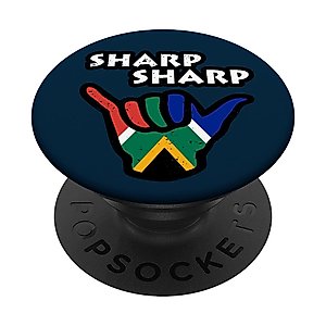 South Africa Sharp Sharp Hand Sign South African Flag PopSockets PopGrip: Swappable Grip for Phones & Tablets