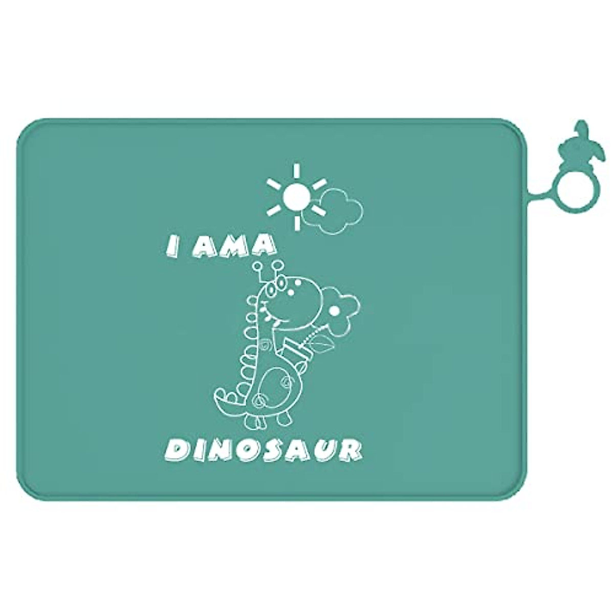 Silicone Placemats for Baby & Kid, Stain Resistant Non-Slip Toddler Food Mats Eating Table Mat with 2 Packs (Series 3)