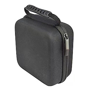 Hard Case for Apple TV 4K (2nd & 1st Gen) / Apple TV HD, Portable Travel Case Shockproof Anti Slip Protective Cover for 2021 Apple TV 4K / HD 4th Generation (Black)