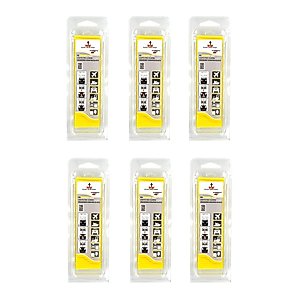 ScrapeRite TRADESMAN SERIES Plastic Razor Blades - 2 Sides Per Blade - 100 Packs - Authentic ScrapeRite Brand (600pk, Yellow)