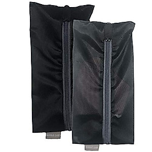 Masque Case Laundry Bag 2 Pack for Cleaning Reusable Face Masks, Keep Face Mask Clean with a Custom Delicates Mesh Washer Bag (2 Black, 2)