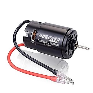 RC Car Motor 550 12T Brushed Motor for RC 1/10 Short-Course Truck for Traxxas Slash 2WD/4WD Redcat Arrma VKAR 10SC HPI HoBao HuanQi 727 HSP Wltoys Kyosho