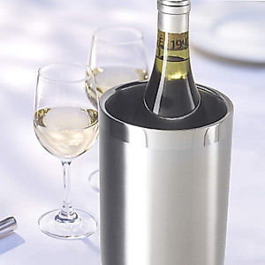 Oggi Wine Cooler, Stainless Steel