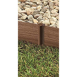 Master Mark Plastics GL61100056514 Landscape Fabric, Edging & Fencing Brown 3inx40ft, 3 Inch by 40 Foot, Natural