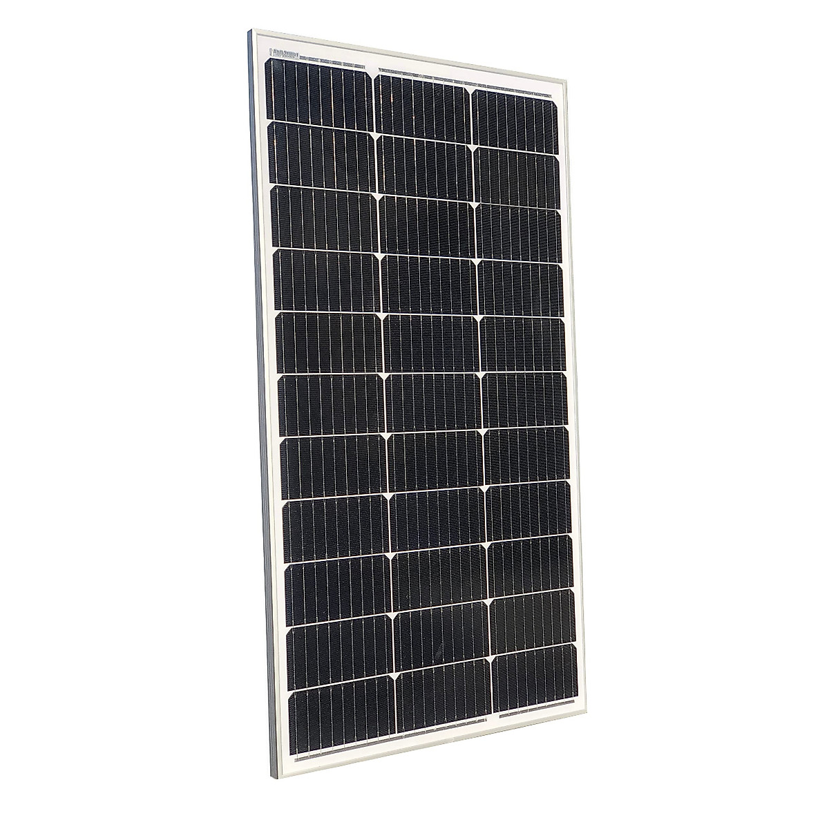 WindyNation 100 Watt 12 Volt Monocrystalline Solar Panel Battery Charger for RV, Boat, Cabin, Off-Grid Applications