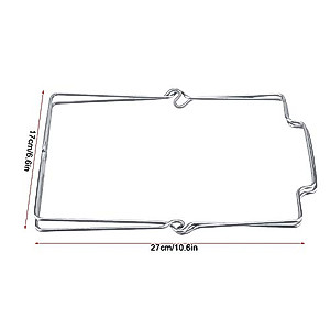 Nicoone Foldable Trash Bag Holder Trash Bin Stand, Folding Mini Plastic Bag Trash Bin Holder Garbage Bags Storage Rack, Space Saving Kitchen Organizer