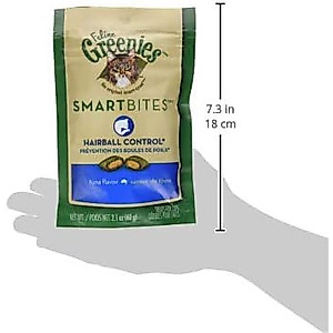 GREENIES Smartbites Hairball Control Tuna - 2.1 Oz, Pack of 6