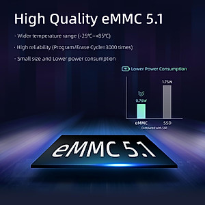 MeLE PCG02 Fanless Mini PC Stick Small Desktop Computer 4GB 128GB