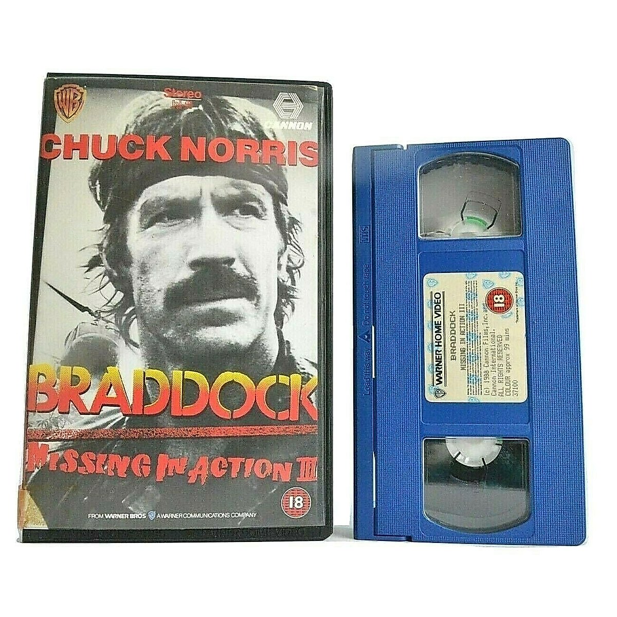 Braddock: Missing in Action 3 (1988) - Action/Adventure - Chuck Norris - Pal VHS