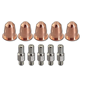 10pc x Firepower 1445-1903 Electrode + 1445-1901 Cutting Tip 25-35A 0.6mm Fits FP-25i / FP-35i / FP-45i