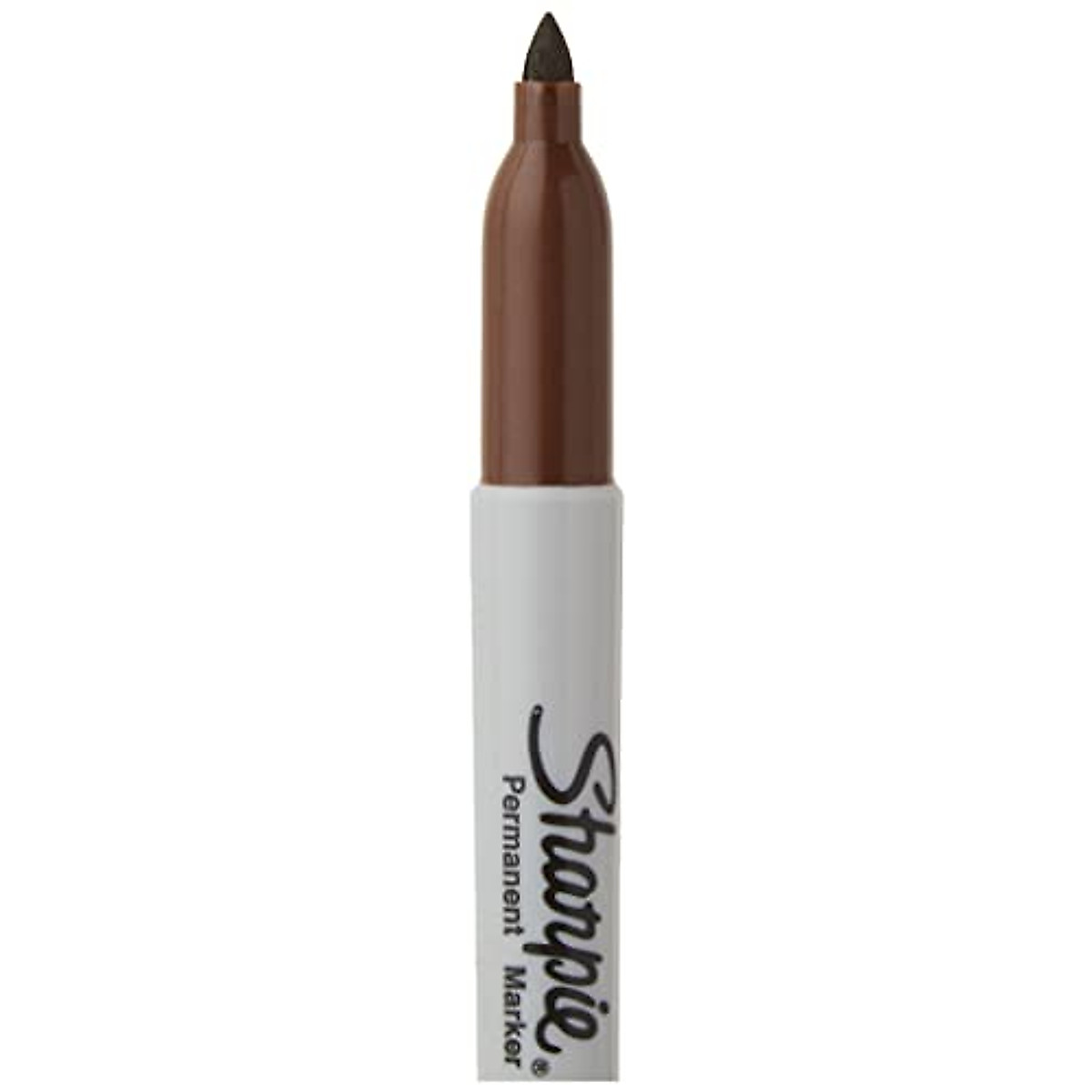 SHARPIE Fine Point Permanent Markers, Brown, 1 Count