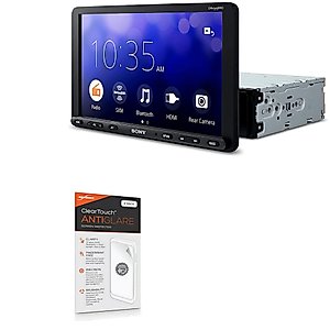 BoxWave Screen Protector Compatible with Sony XAV-AX8100 - ClearTouch Anti-Glare (2-Pack), Anti-Fingerprint Matte Film Skin