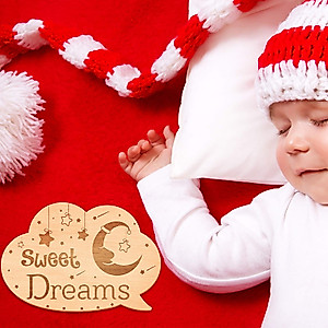 13 Pieces Baby Monthly Milestone Cards Wooden Baby Milestone Sign Baby Gift Sets First Year Growth Cards Newborn Photo Card Props