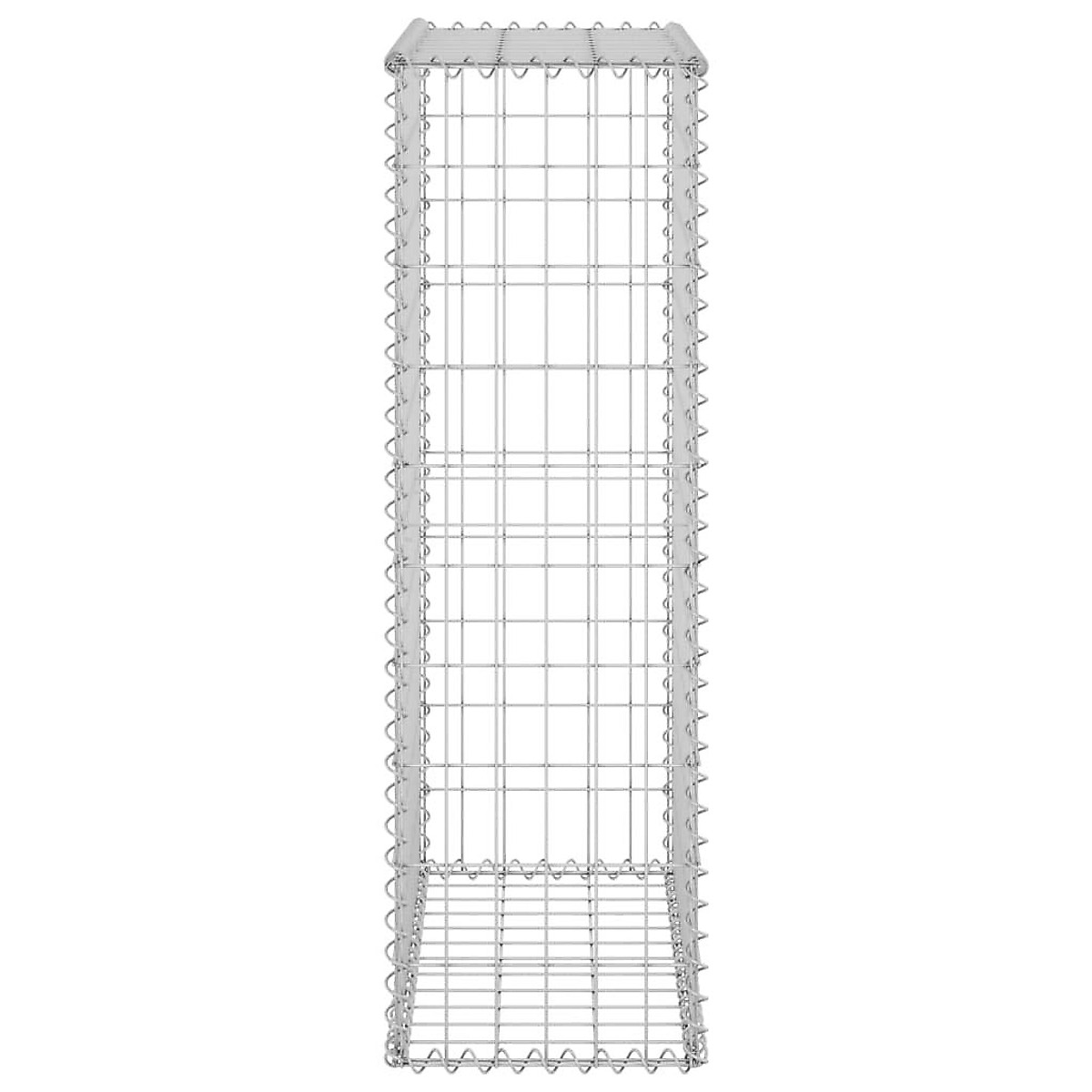 Gabion Wall with Covers,Garden Fence Border,Portable Fence,Privacy Fence,Fencing for Yard,Private Fence,Garden Fence for Dogs,for Patio,Backyard,Outdoor Pool,Porch,Galvanized Steel 23.6"x11.8"x39.4"