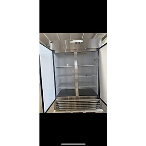 54" two door commercial stainless steel fridge NSf/ETL