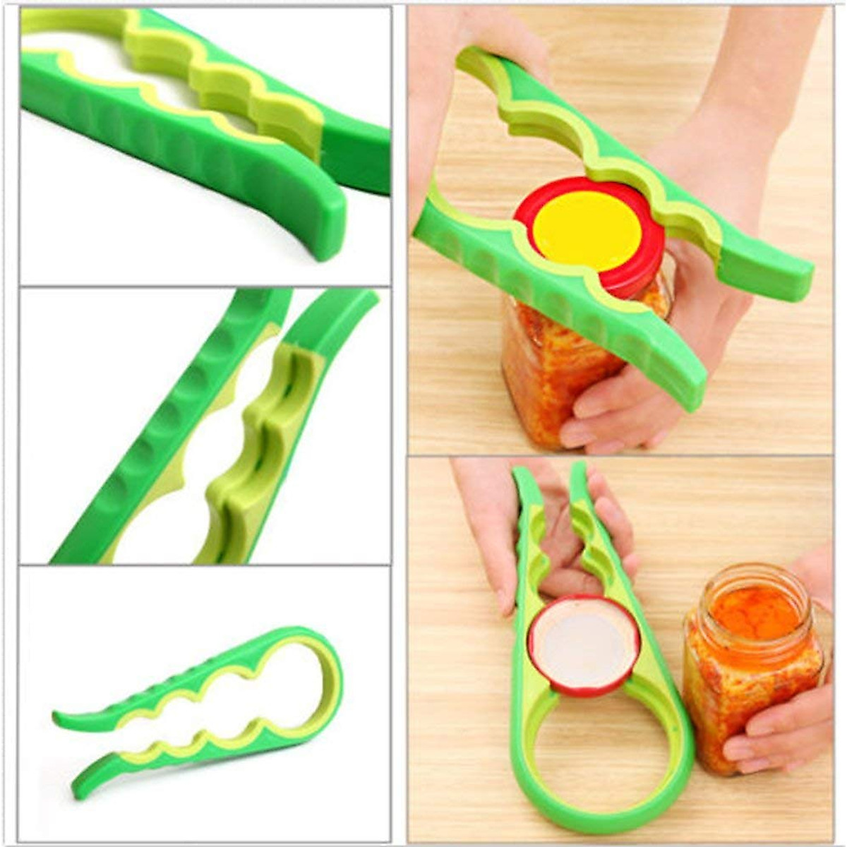 2 pcs Multi-Purpose Colourful Adjustable Rubber Strap Wrench Grip/Tighten Bottle Jar Can Opener for Small Hands, Seniors or Anyone Who Suffers from Arthritis
