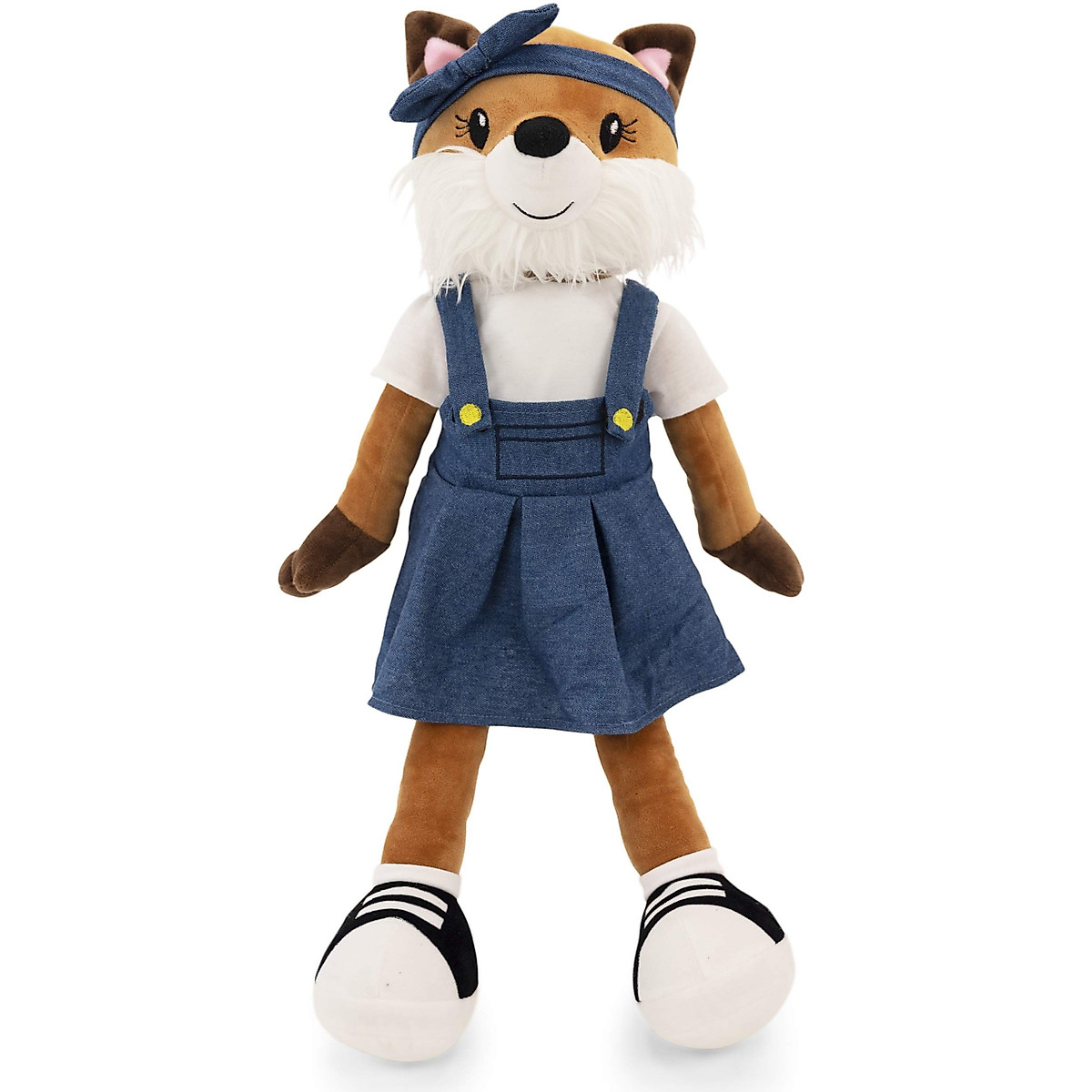 Plushible Soft Baby Doll, 18 Inch Fox - Plush Rag Doll with 2 Clothing Sets, My First Plush Toy for Girls, Boys & Infants, Soft Baby Stuffed Toy, Adorable Companion for 1 Year Old & Up