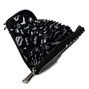 Disney Nightmare Before Christmas Jack Skellington Suit Accordian Wallet