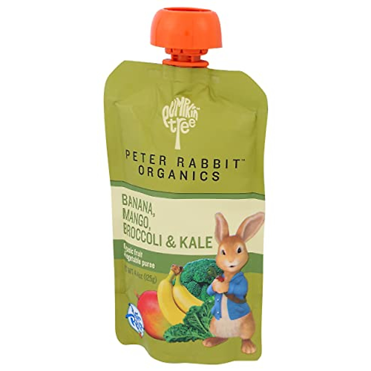 Peter Rabbit Organics Baby Kale Broccoli Mango, 4.40 oz- Packaging may vary