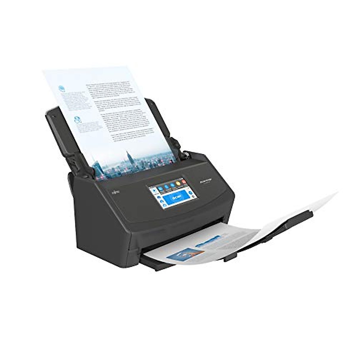 Fujitsu ScanSnap iX1500 Color Duplex Document Scanner with Touch Screen for Mac and PC (Black Model, 2020 Release)