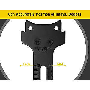 Router Edge Guide for Fixed Base Compact Router (DNP618), Straight Edge Guide for Quickly Attached to Router Fixed Base