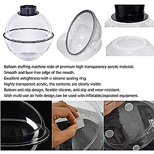 oiakus Balloon Stuffing Machine, DIY Balloon Filler Tool, Balloon Stuffer Wrapping Machine for Stuffing Filling Plush Toys Balloon Bouquets Wedding Christmas Birthday Party