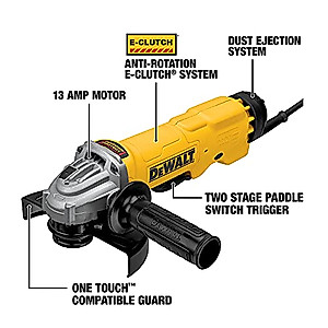 DEWALT Angle Grinder Tool, 6-Inch, Paddle Switch, 13-Amp(DWE43144)