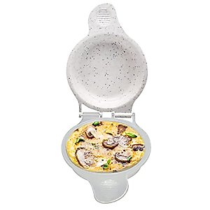 Good Living Microwave Egg Muffin Breakfast Sandwich Pan for Eggs in a Minute or Less, 1-pack