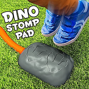 MindSprout Dino Blasters | Rocket Launcher for Kids - Launch up to 100 ft. Birthday Gift, for Boys & Girls Age 3 4 5 6 7 Years Old - Outdoor Toys, Family Fun, Dinosaur Toy, Kids (Patent Pending)