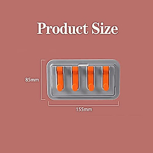 QIYUGE 2PCS Foldable Hook Shelf - Wall Mounted Multifunctional Rack Caddy Organizer Phone Holder for Bathroom Kitchen Bedroom Porch Living Room