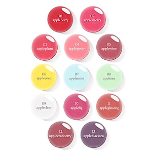 NOONI Appleseed Lip Oil Set - Appleberry & Applecherry | with Apple Seed Oil, Lip Oil Duo, Lip Stain, Long-Lasting, Plumping, Gift, Gift Sets, For Chapped and Flaky Lips