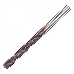 uxcell Carbide Twist Drill Bits 2.7mm, DIN K45 Tungsten Carbide AlTiSin Coated Jobber Drill Bits Straight Shank Drilling Cutter for Stainless Steel Alloy Steel