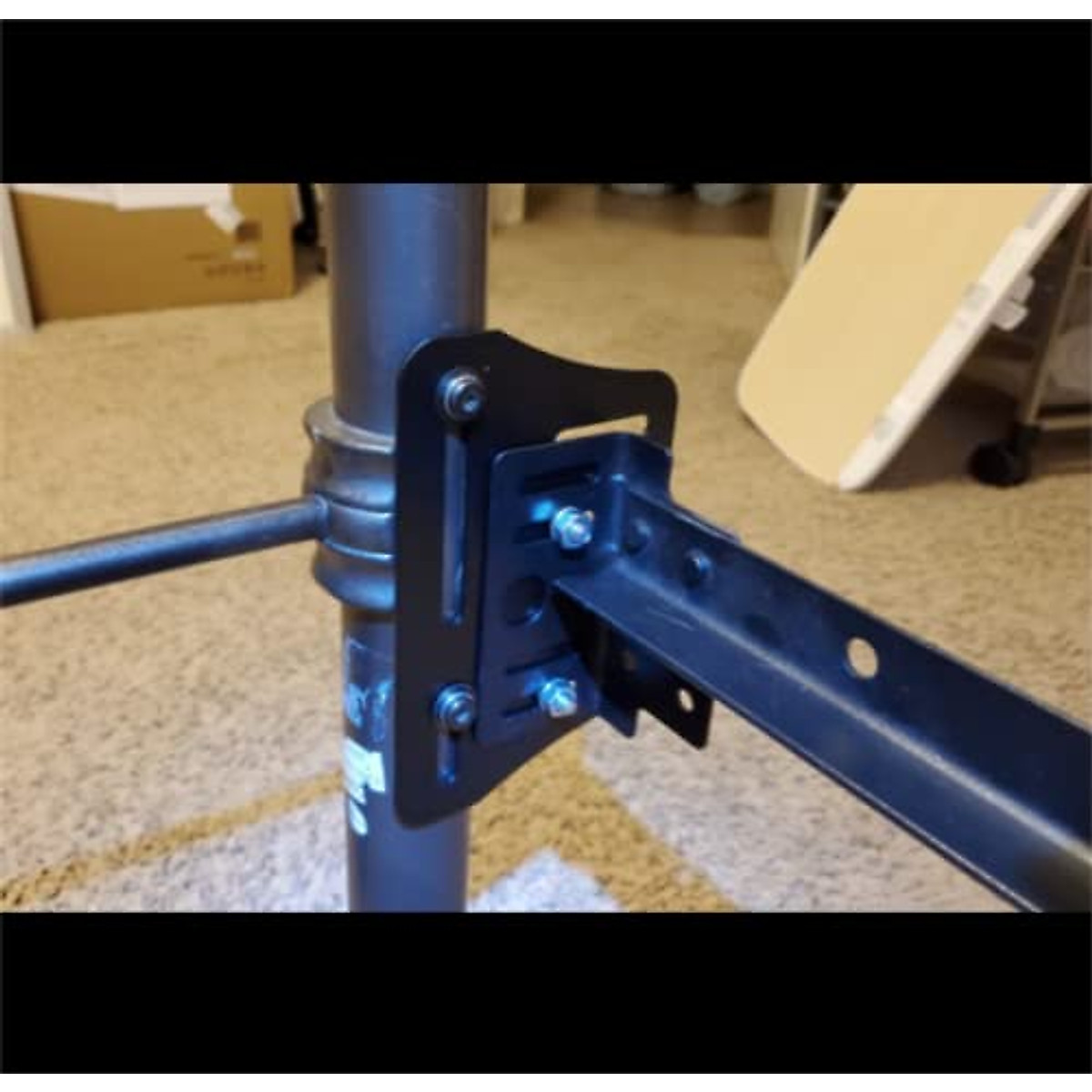 appacare 2 PCS Bed Frame Brackets Modi-Plate Bed Frame Adapter/Connector, Heavy Duty Bed Frame Modification to Connect Headboard Footboard