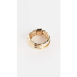 Soko Women's Nyundo Stacking Rings, Gold, 7