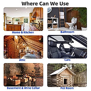 [New Upgraded 15000mg/h] Ozone Generator for Areas of 2000+ Sq.Ft, Ozone Machine Odor Removal for Home, Ozone Odor Eliminator for Smoke, Car, Basements, and Pet Odors - Black