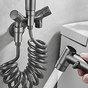 DFHBFG Hand-held Toilet Bidet Faucet Sprayer Toilet Self-Cleaning Shower Head Bidet