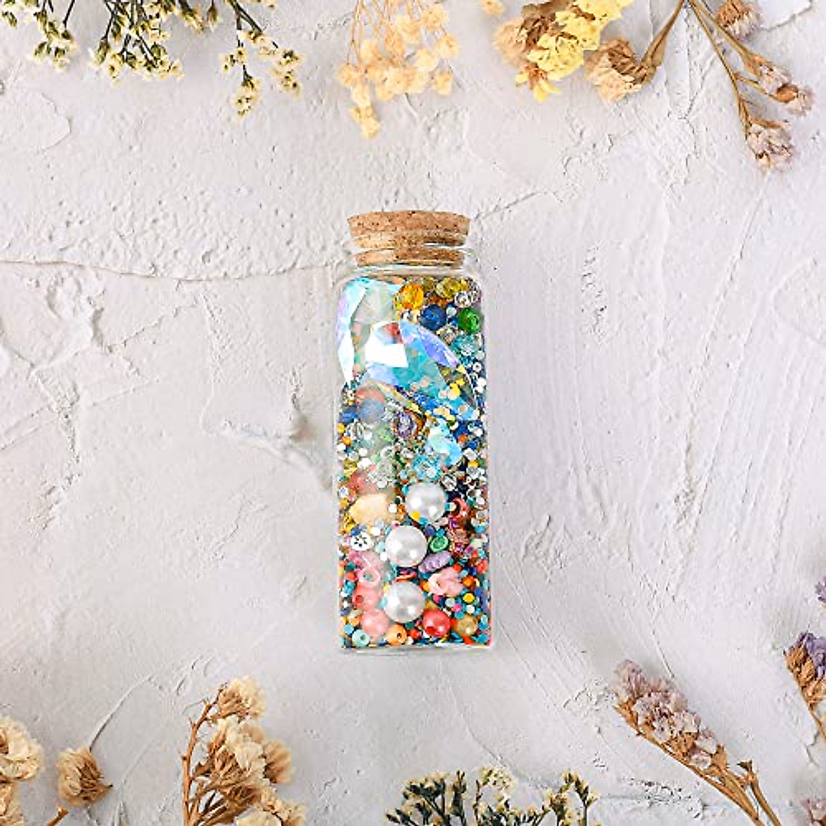 3PC100ML Empty Glass Jars with Cork Stoppers for DIY Art Crafts Projects Decoration Party Supplies and Wedding Party Favors for DIY Art Crafts Projects Decoration Party Supplies Wedding