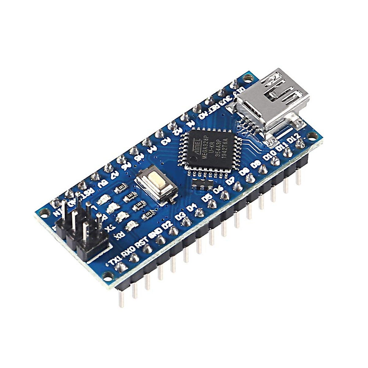 ALMOCN 2pcs for Nano V3.0 Module ATmega328P 5V 16MHz CH340G Chip Microcontroller Development Board USB Cable for Arduino