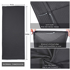 Comfortable Neck Gaiter Face Scarf Mask Balaclava for Men Summer Sun Dust Protection Running Fishing Breathable Gaiter Neck Bandana Face Mask Gray