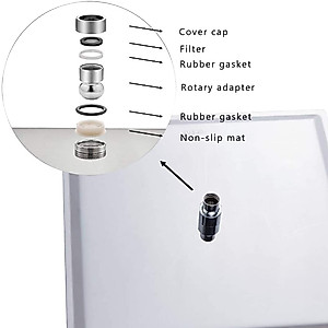 Suguword 16 Inch LED Rain Shower Head Ultra Thin Stainless Steel Rainfall High Flow Shower Head Fixed Wall Mount