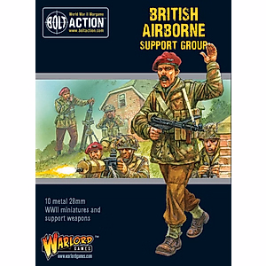 Bolt Action WWII Wargame Allies British Airborne Support Group Miniatures