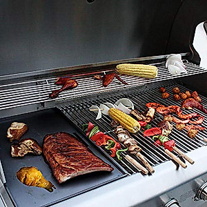 17 3/8" Cooking Grid Grates for Broil King Baron 320, 340, 420, 440, 490, Huntington 2122-64 2122-67 6020-54 6020-57 6020-64 6020-67 6023-89, Sterling 5020-54, Broil-Mate Grill, Stainless Steel, 4PCS