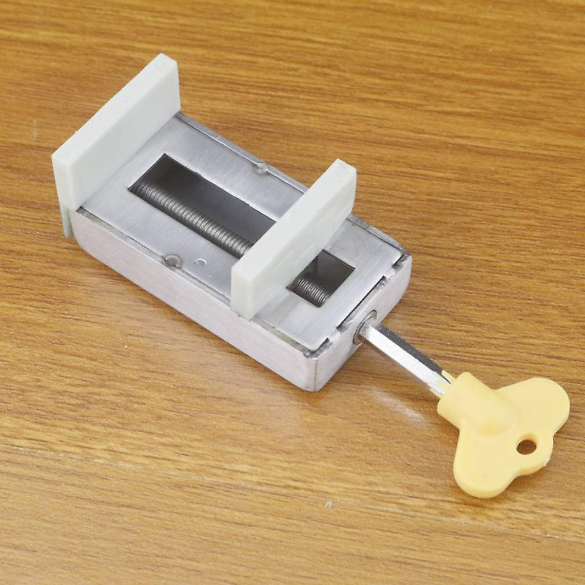 1PCS Door Window Lock Stopper Adjustable Thick Sliding Safety Anti theft, Children Security LockChild Plastic Steel Aluminium Free Rails Limit Window Door Anti Slip