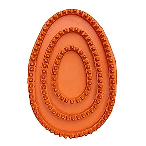Grewal Equestrian Palm Fit Curry Comb (Orange)