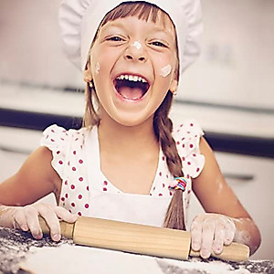 Sensationally OT - Mini Wooden Rolling Pin with a coating, this non stick rolling pin can be use for art & crafting, cooking, play doh, sensory play