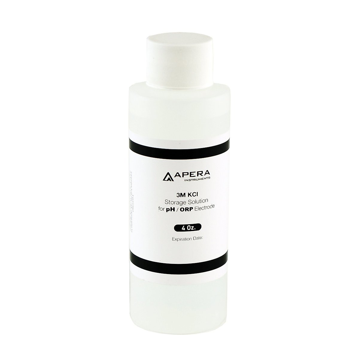 Apera Instruments, LLC-AI1109 8oz. pH Calibration Buffer Solution Kit (pH 4.00, 7.00 & 10.01), plus 4oz 3M KCL Storage Solution for pH/ORP Electrodes