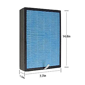 Zen Lyfe AP 808 Air Purifier Replacement Filter, 4-in-1 True HEPA, High-Efficiency Activated Carbon